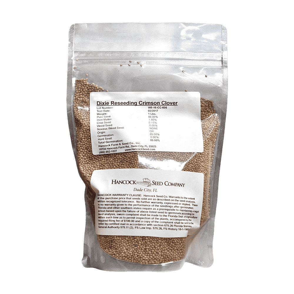 Crimson Clover Seed - Coated – hancockseed.com