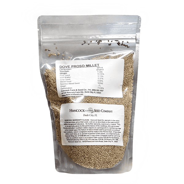 Dove Proso Millet Seed – hancockseed.com
