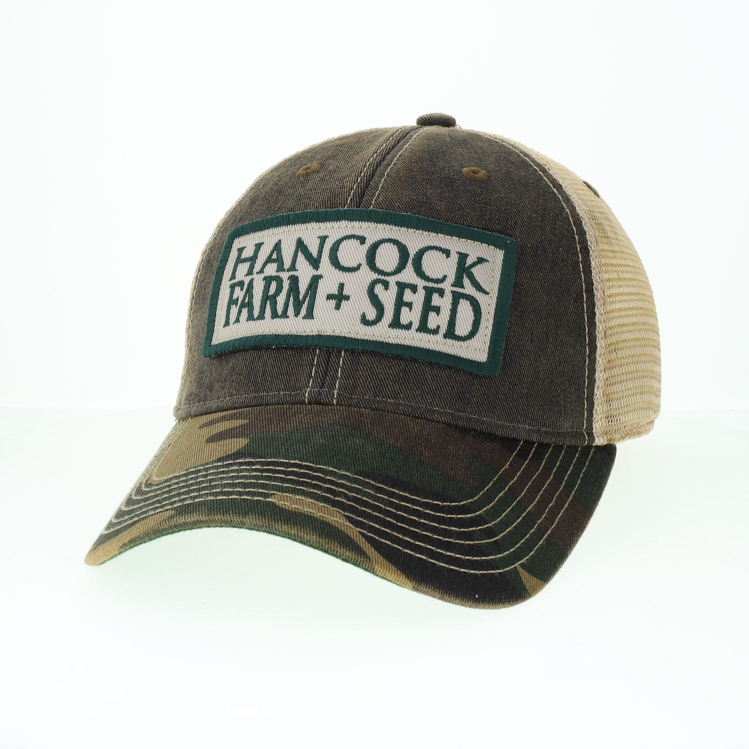 Hancock Farm + Seed Retro Camo Truckers Hat – hancockseed.com