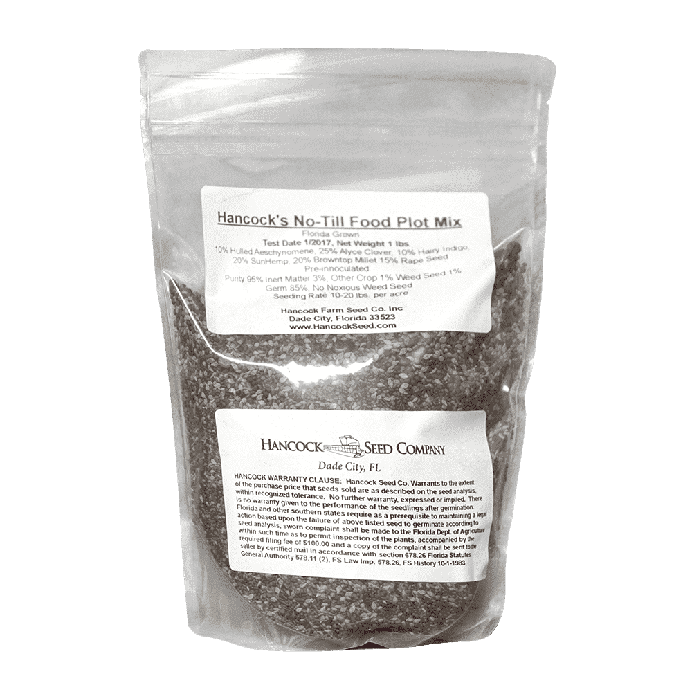 Hancock's No Till Spring Food Plot Seed Mix – Hancock Seed