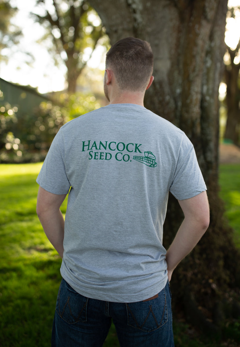 Hancock Cattle Grey Short Sleeve T-Shirt – Hancock Seed