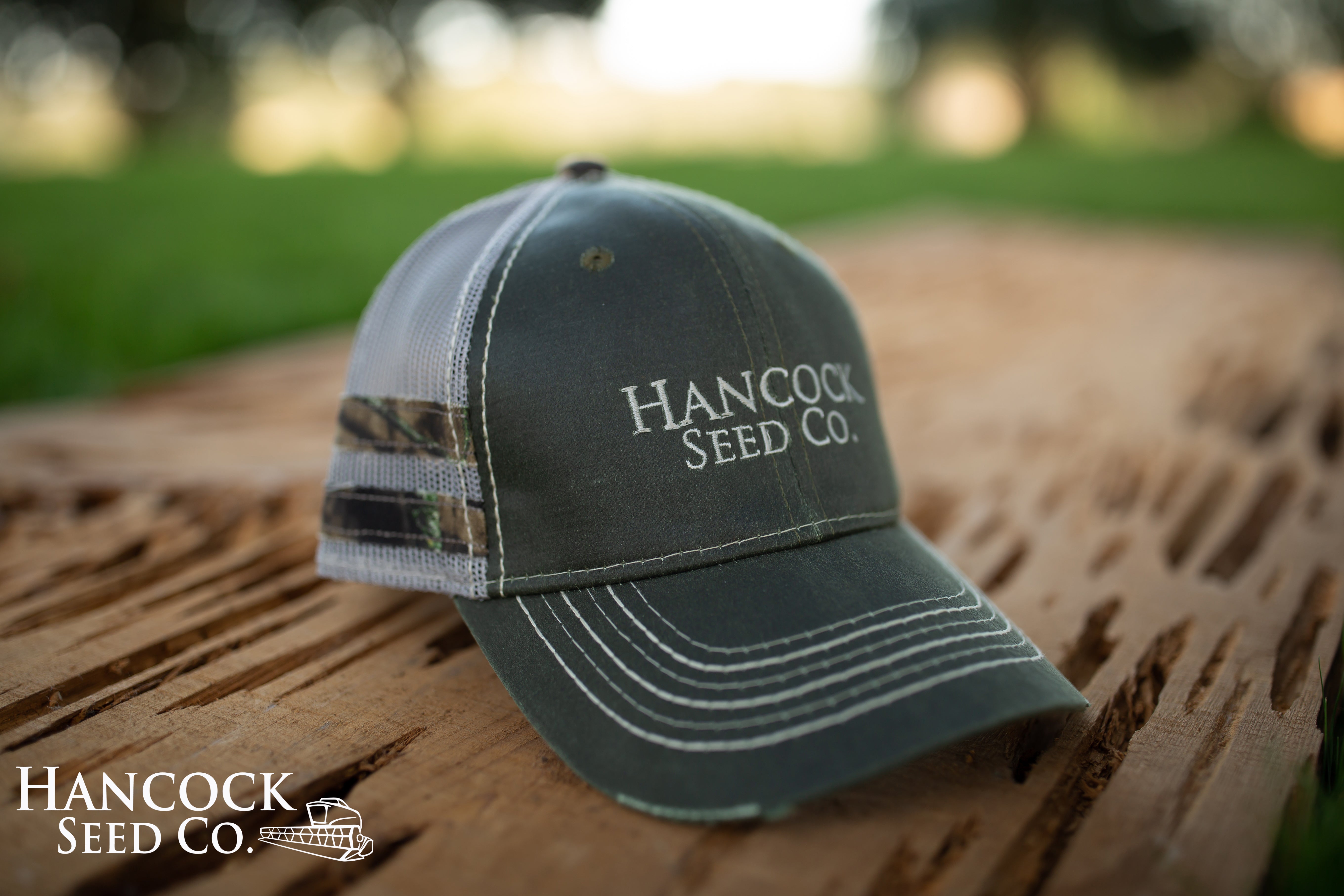 Hancock Original Mossy Oak Stripes Hat – hancockseed.com