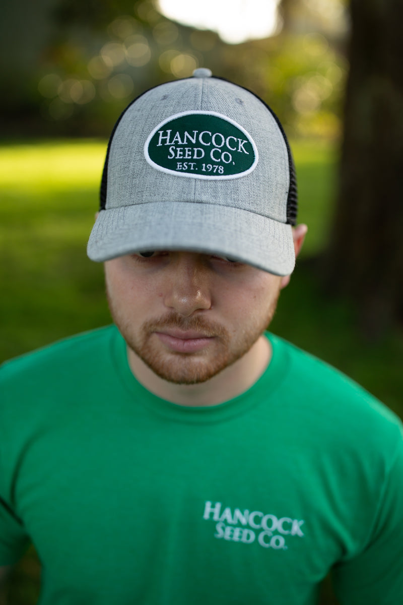Hancock Roots Snapback Grey Truckers Hat – Hancock Seed